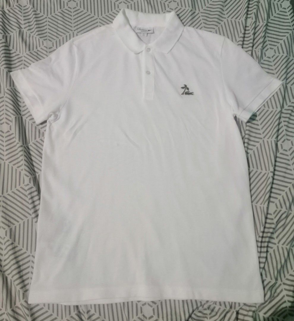 Lacoste palm tree crocs limited edition, Men's Fashion, Tops & Sets, Tshirts & Polo Shirts on ...