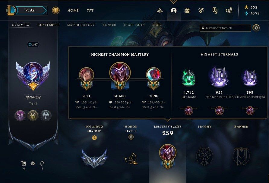 League of legends account , Video Gaming, Gaming Accessories, Game Gift ...