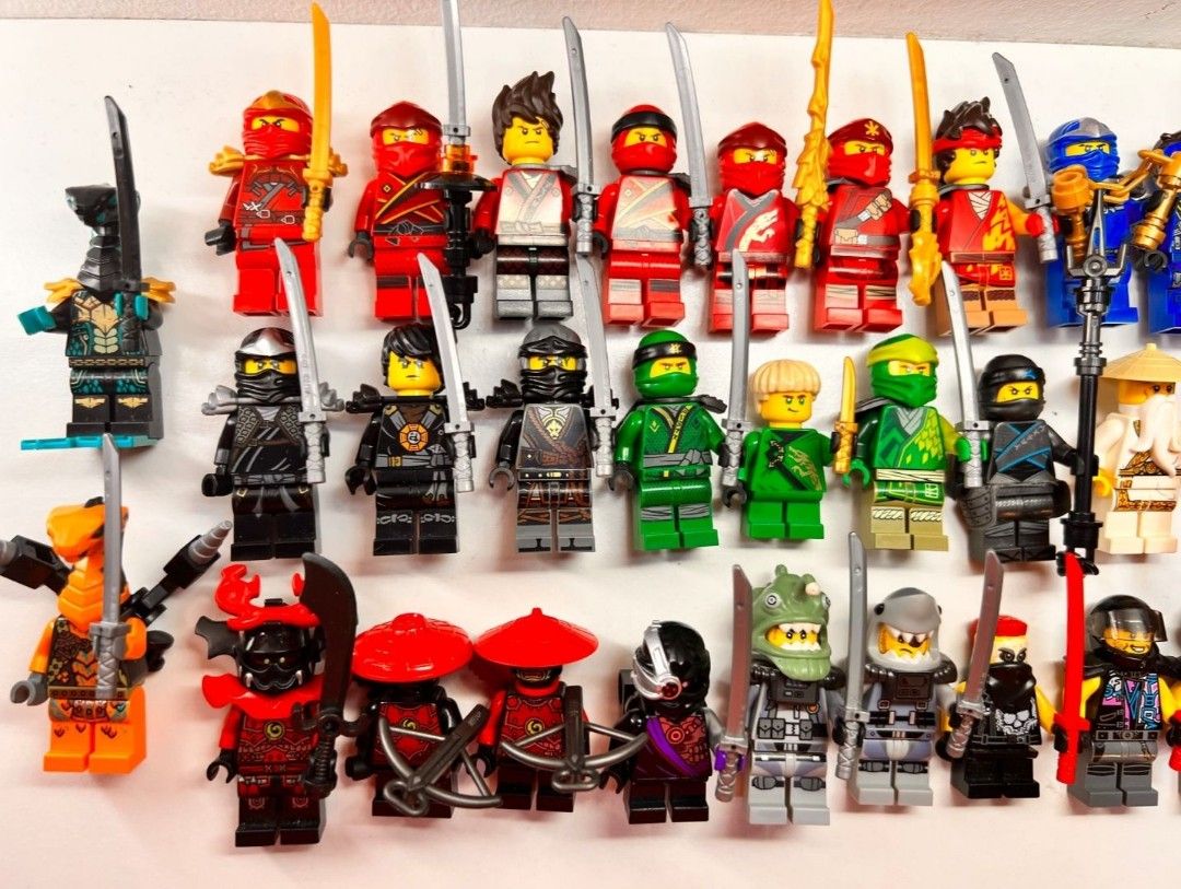 Ninjas From Lego Ninjago Flickr Lego Ninjago Minifigures, Ninjago Lego ...