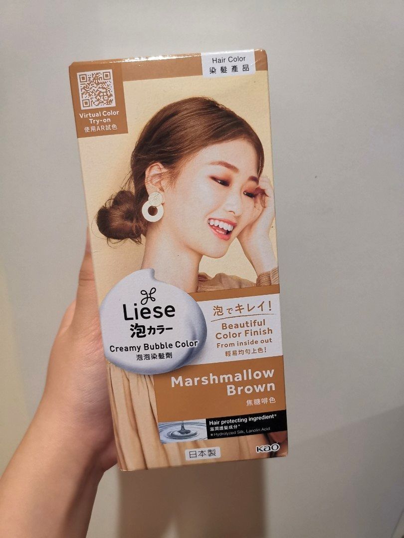 Liese Creamy Bubble Colour- Marshmallow Brown, Beauty & Personal Care ...