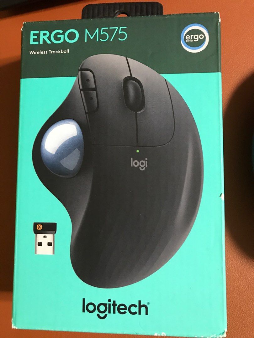 Logitech Ergo M575 Bluetooth wireless trackball mouse, Computers & Tech ...