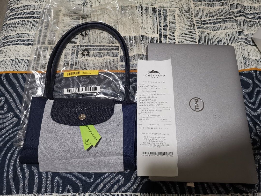 Longchamp Long Handle Navy, Women's Fashion, Bags & Wallets, Shoulder ...