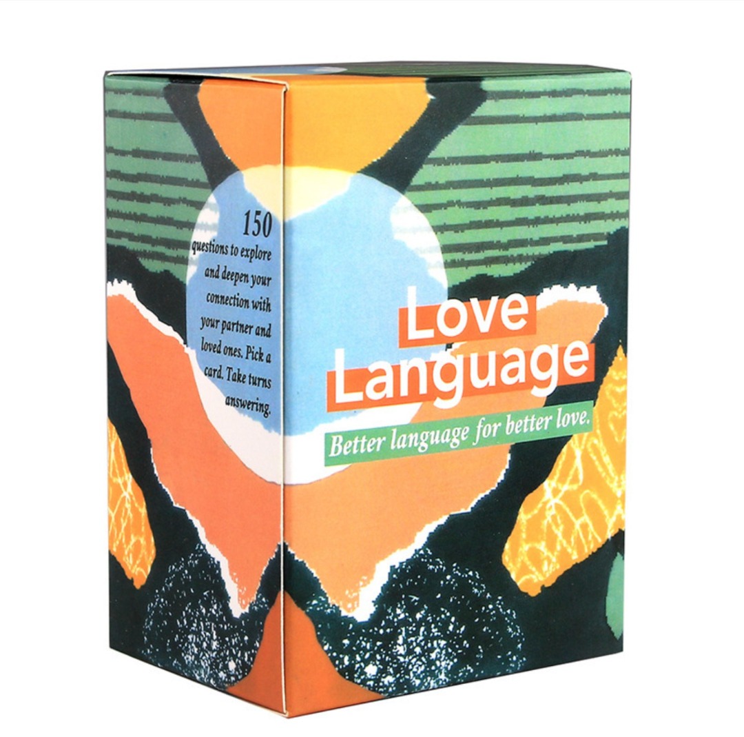Love Language Card Game-150 Conversation Beginner Question Couple Games ...