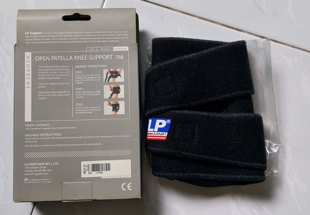 LP Open Patella Knee Support Professional 788, Sports Equipment, Other ...