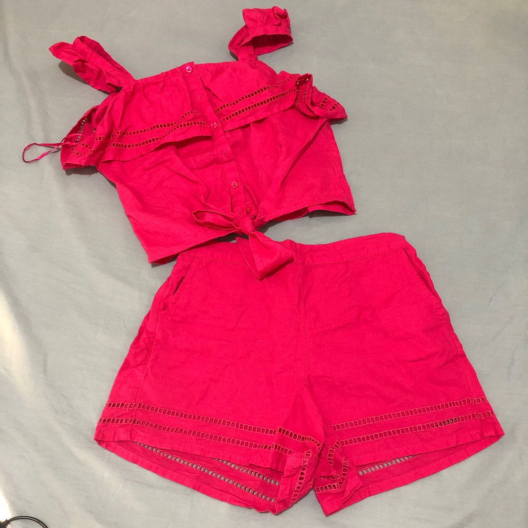 magenta color set, Babies & Kids, Babies & Kids Fashion on Carousell