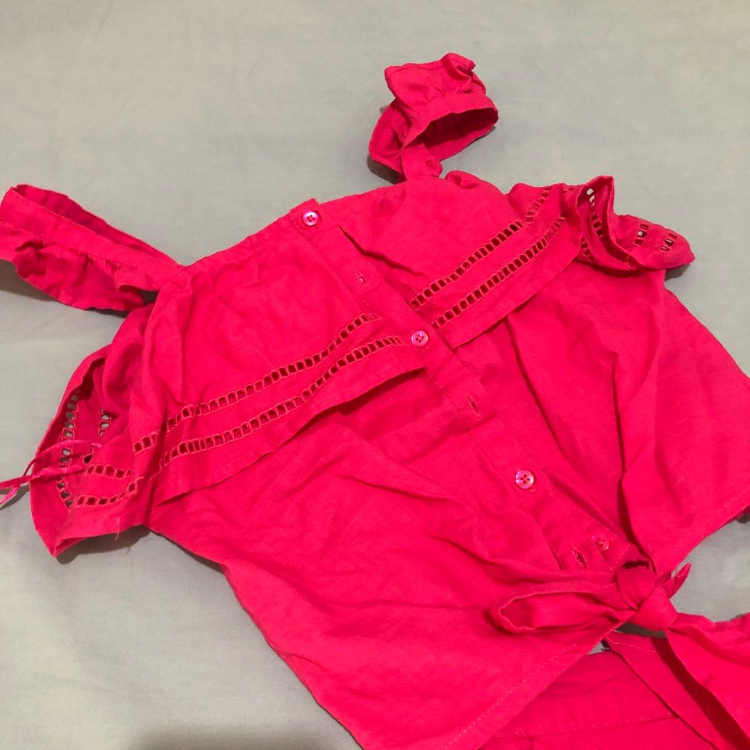 magenta color set, Babies & Kids, Babies & Kids Fashion on Carousell