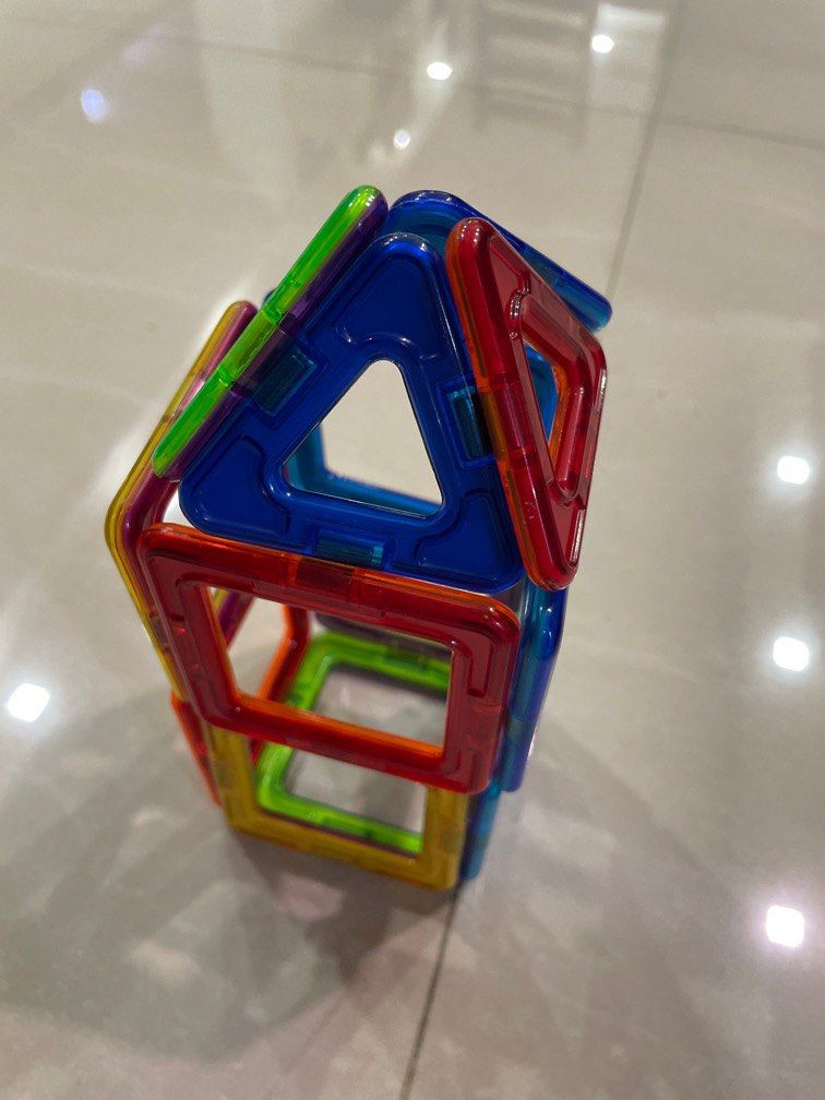 Magnetic building blocks, Hobbies & Toys, Toys & Games on Carousell