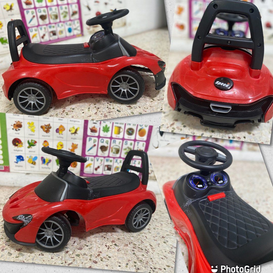 Manual Red Car Toy, Hobbies & Toys, Toys & Games on Carousell