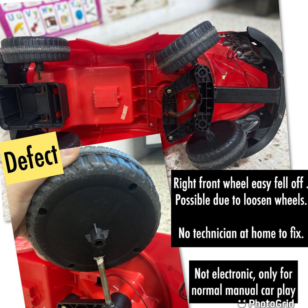Manual Red Car Toy, Hobbies & Toys, Toys & Games on Carousell