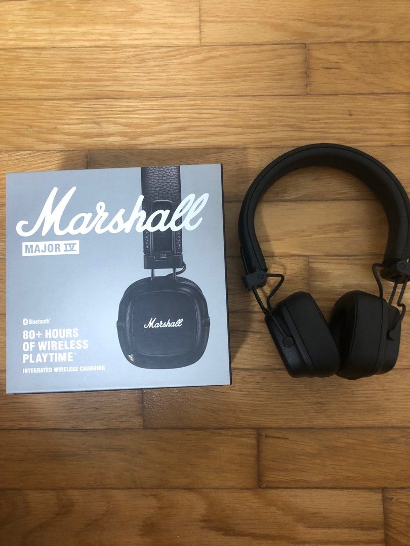 Marshall major iv headphones , Audio, Headphones & Headsets on Carousell