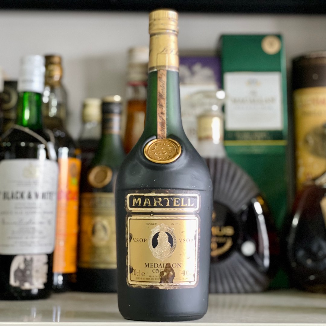 Martell VSOP 1980s Cognac medallion vintage blend sign of leader 700ml ...