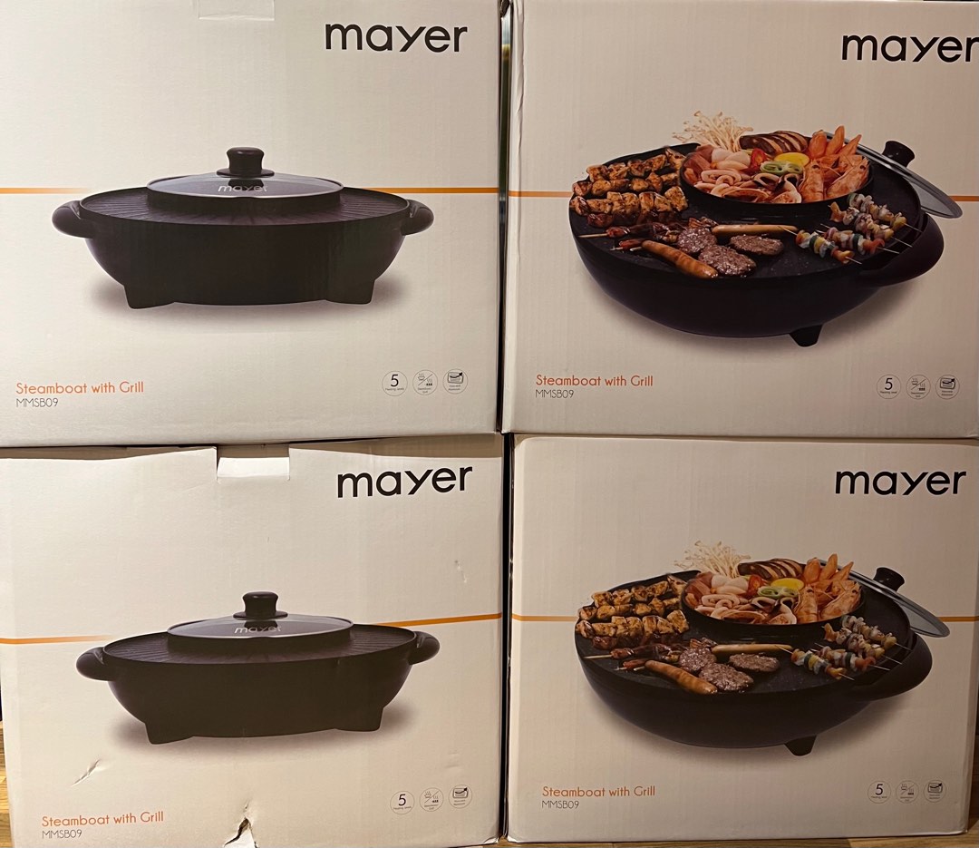 Mayer Steamboat With Grill Model MMSB09, TV & Home Appliances, Kitchen ...