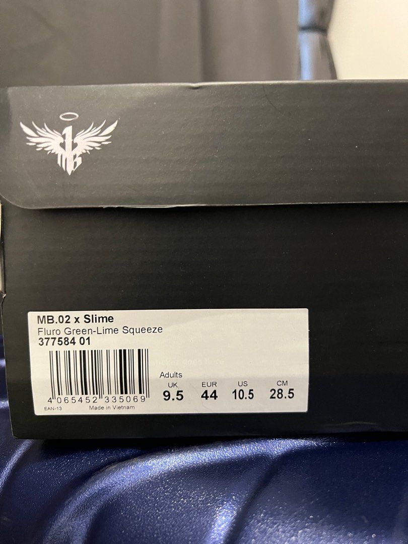 MB02 Nickelodeon Slime Puma, Men's Fashion, Footwear, Sneakers on Carousell