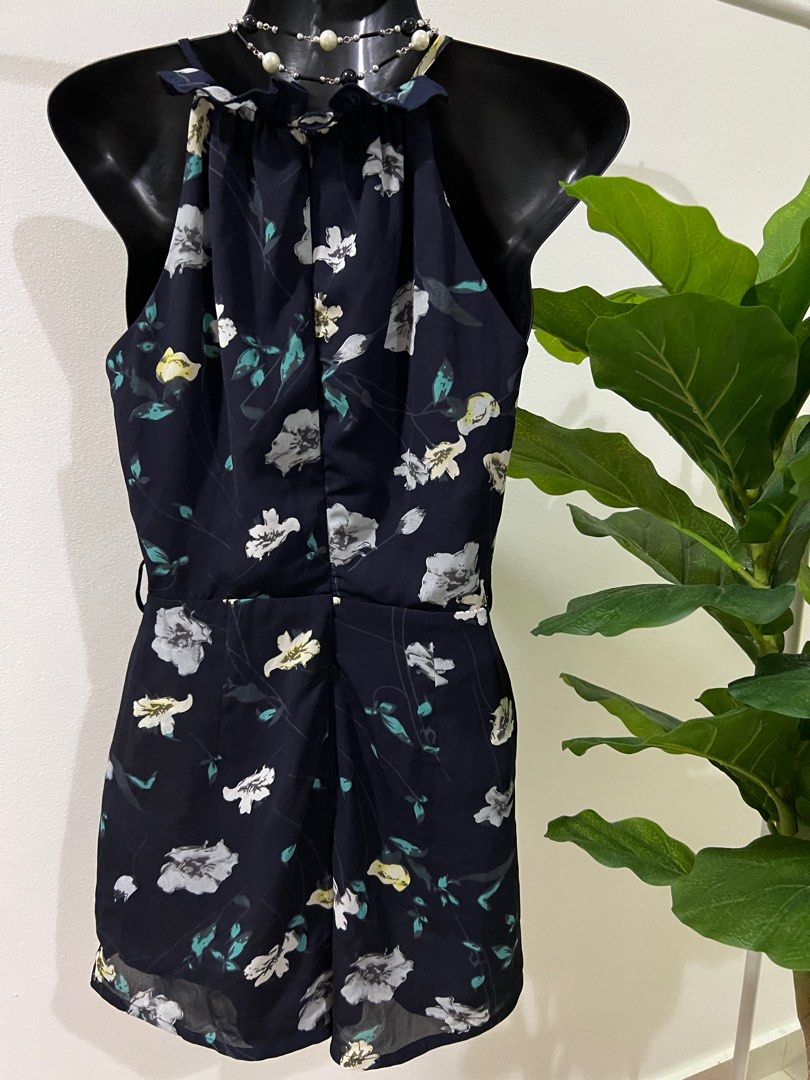 Mds Sun Dresses Flower Motive Blue Color Womens Fashion Dresses