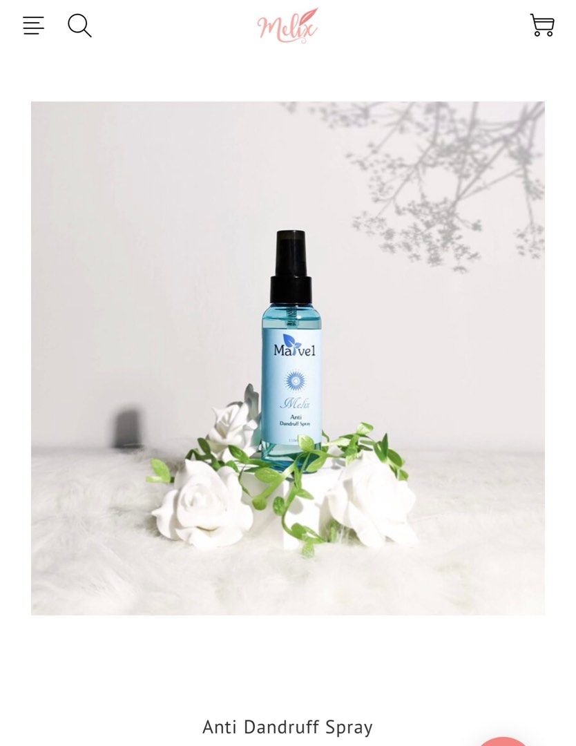 Melix- Anti Dandruff Spray, Beauty & Personal Care, Hair on Carousell