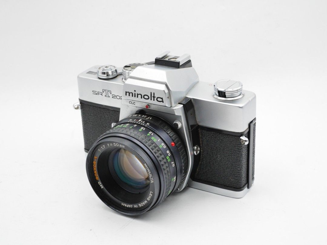 Minolta SRT 202 Film SLR + MD Rokkor-X 50mm F1.7, Photography, Cameras ...