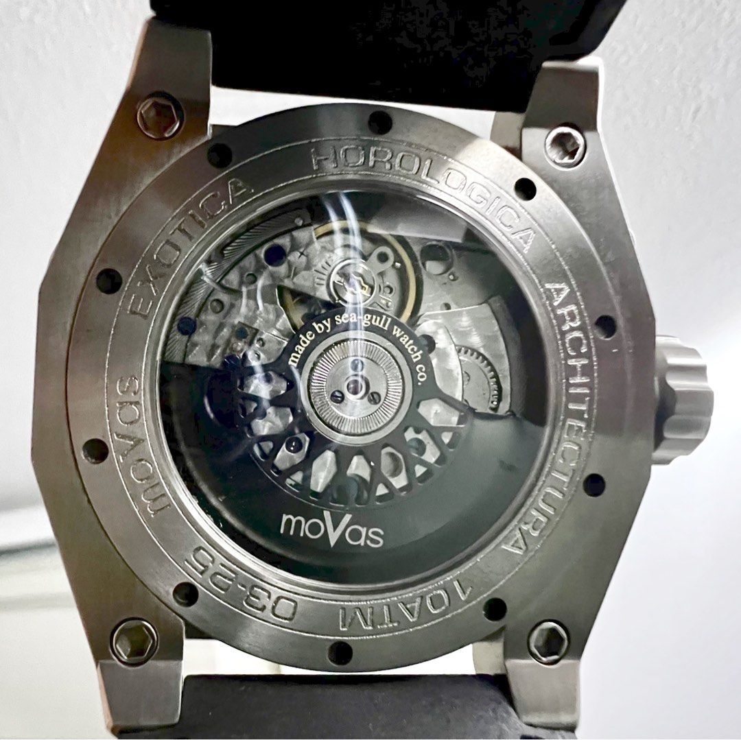 Movas 48mm automatic limited edition watch, Luxury, Watches on Carousell