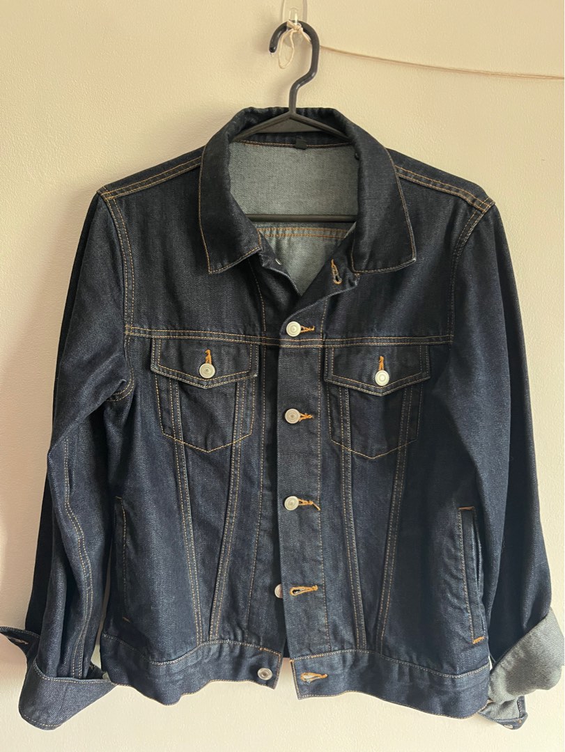 Muji Denim Jacket, Men's Fashion, Coats, Jackets and Outerwear on Carousell