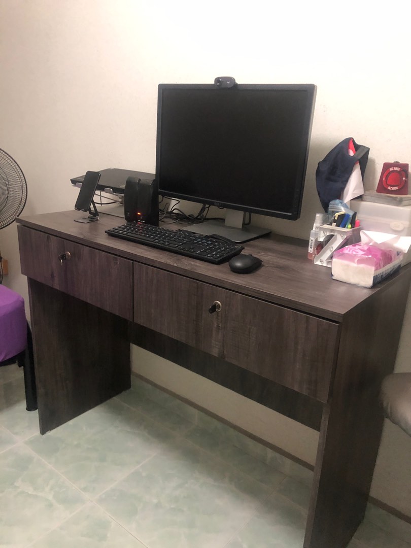 Table with 2 drawers , Furniture & Home Living, Furniture, Tables ...