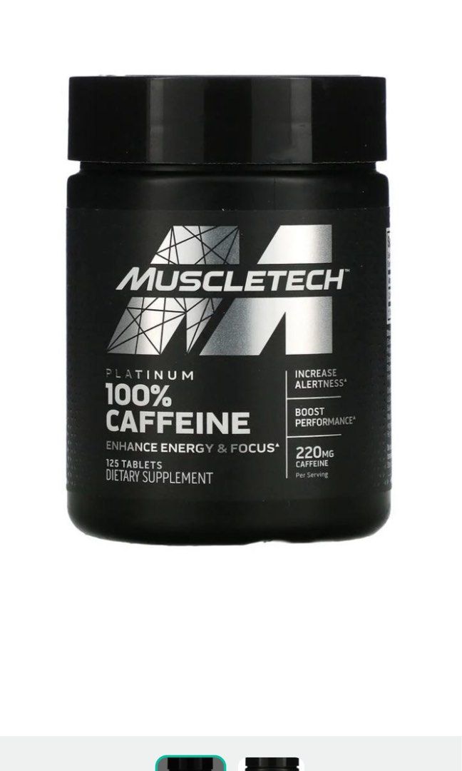 Muscletech Caffeine Tablets, Health & Nutrition, Health Supplements ...