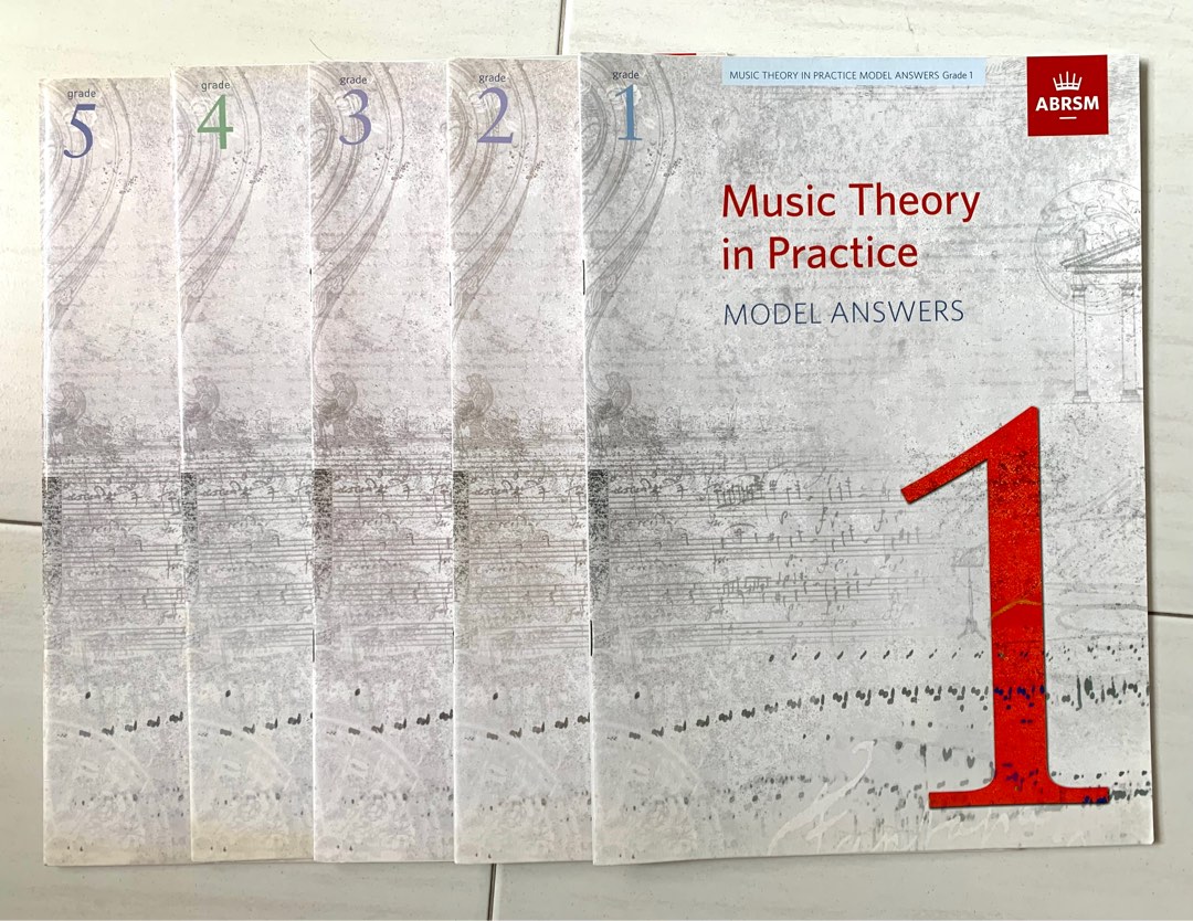 Music Theory in Practice Grades 1-5 Model Answers, Hobbies & Toys, Music & Media, Music Scores ...