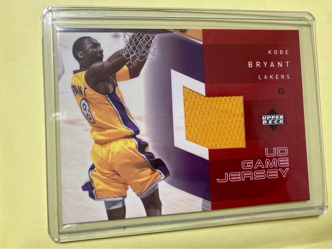 NBA Kobe Bryant Game Worn Jersey Patch Card, Hobbies & Toys ...