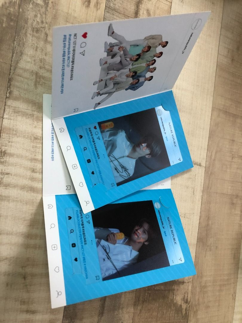 NCT 127 - Nature Republic Collectible (Jae Hyun and Hae Chan), Hobbies ...