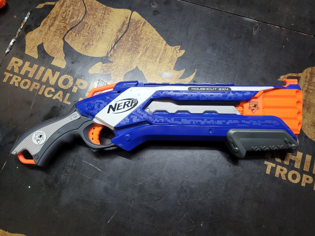 Nerf Elite: Rough Cut 2X4 Blaster RoughCut, Hobbies & Toys, Toys ...