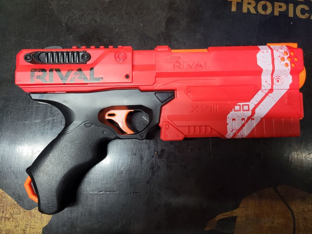 NERF Rival Kronos XVIII-500 Blaster, Breech-Load, 5 Rival Rounds ...