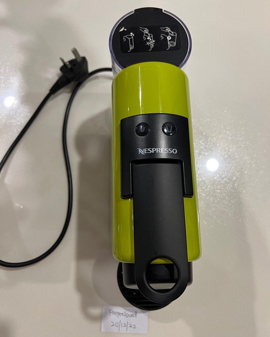 Nespresso Essenza Mini D30 Lime Green, TV & Home Appliances, Kitchen ...