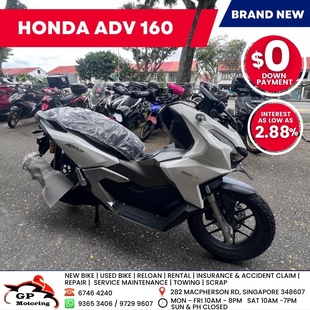 NEW HONDA ADV 160 BRAND NEW BIKE, Motorcycles, Motorcycles for Sale ...