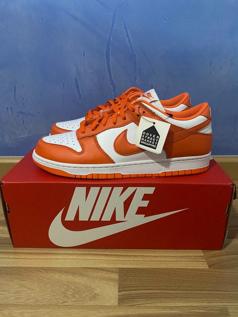 Nike dunk low Syracuse, Men's Fashion, Footwear, Sneakers on Carousell