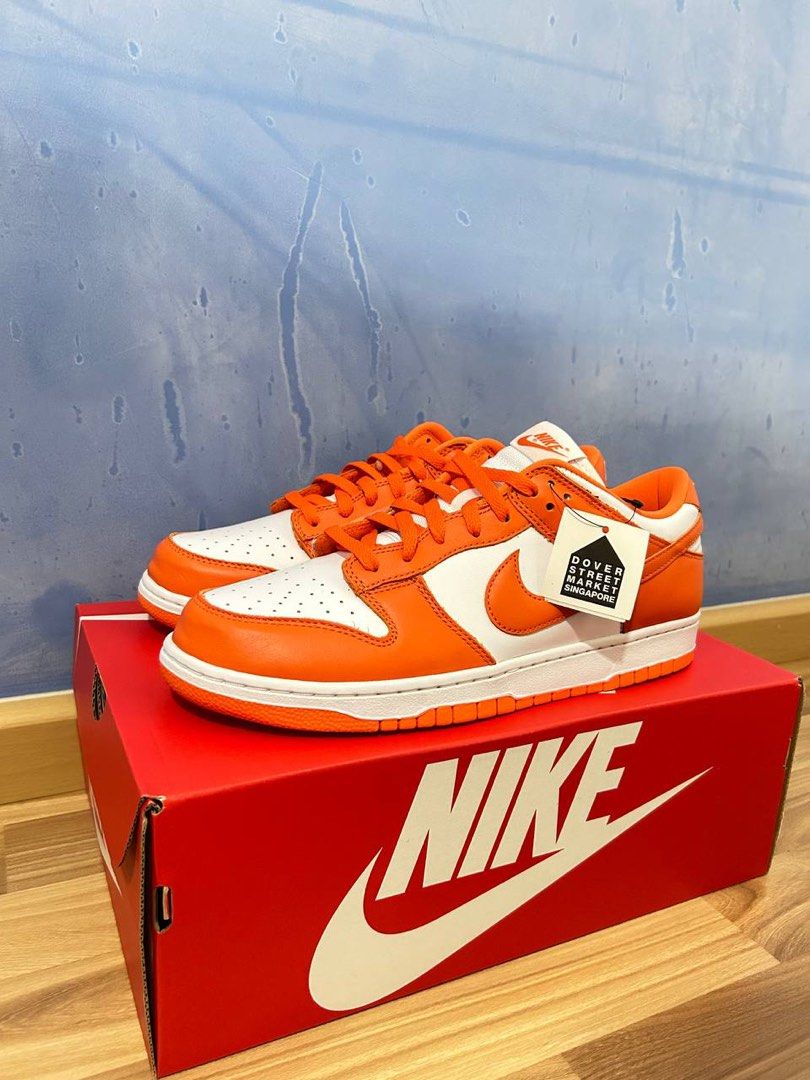 Nike dunk low Syracuse, Men's Fashion, Footwear, Sneakers on Carousell
