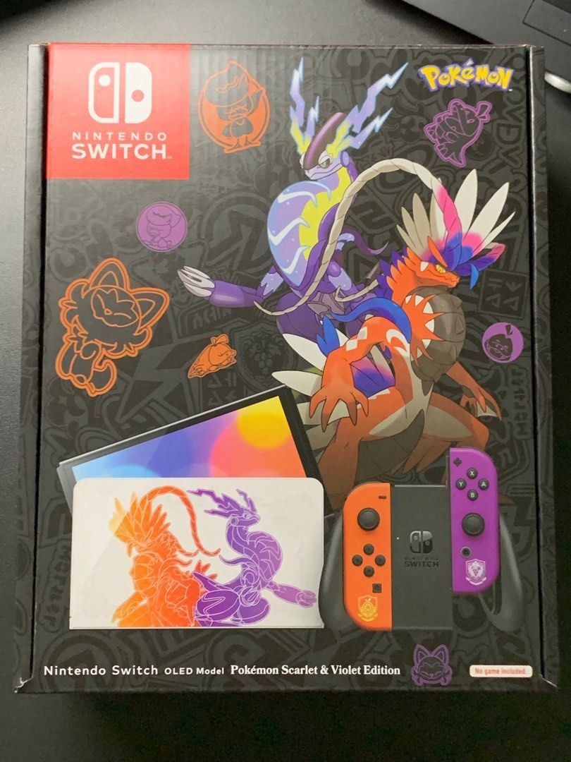 Nintendo Switch Scarlet & Violet Edition, Video Gaming, Video Game ...