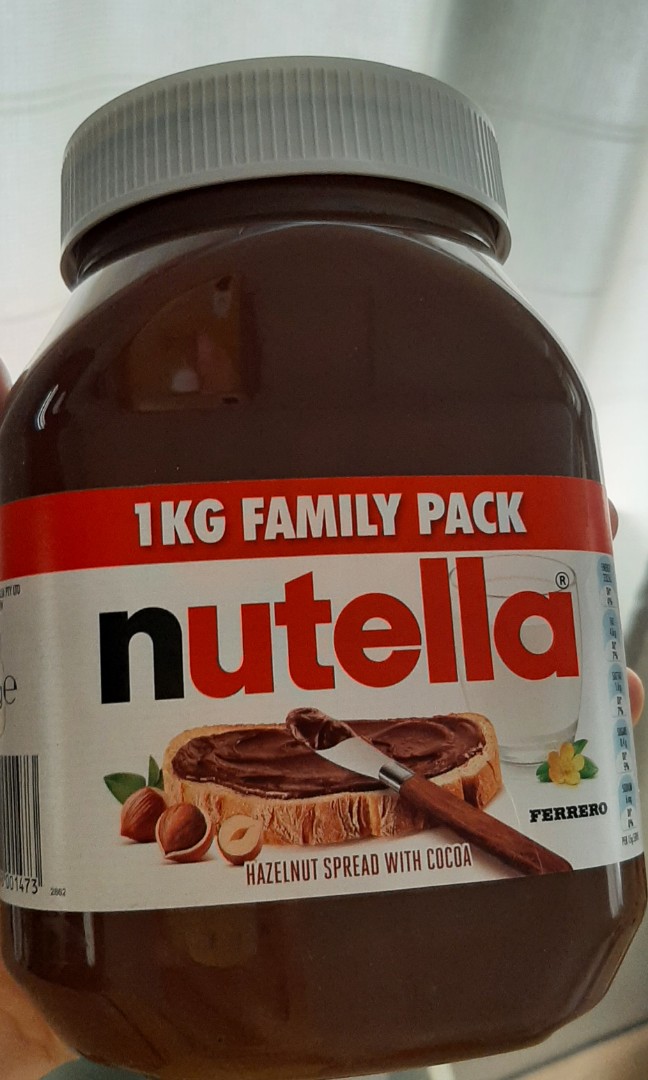 Nutella 1kg Family Pack made in Australia, Food & Drinks, Other Food ...
