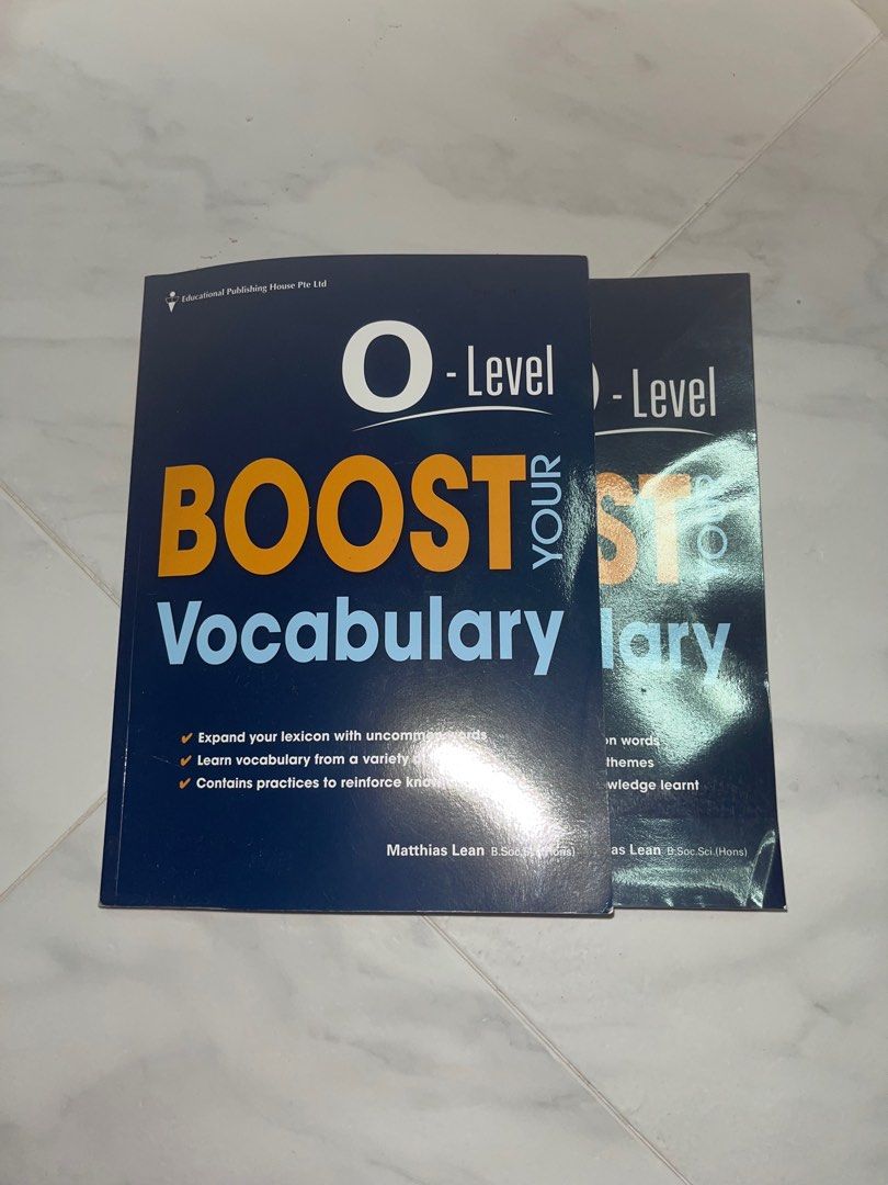 O Level Boost Your Vocabulary Book x2, Hobbies & Toys, Books ...