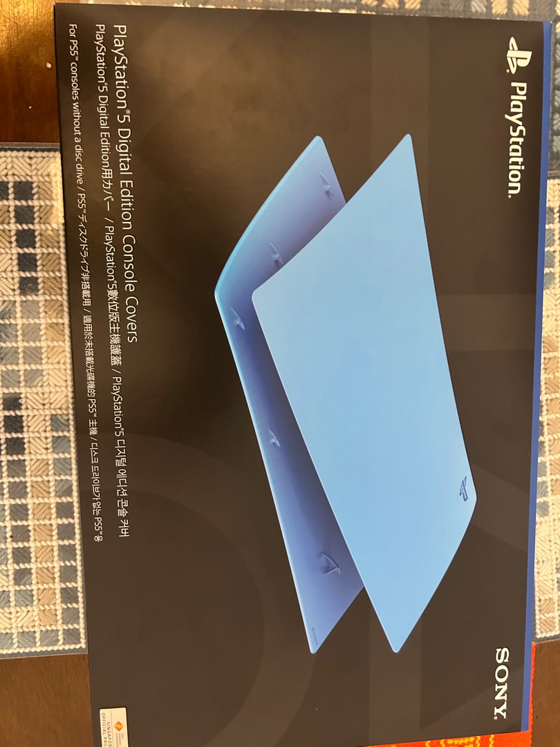 Official Sony PlayStation 5 Blue Faceplate PS5 unopened box, Video ...