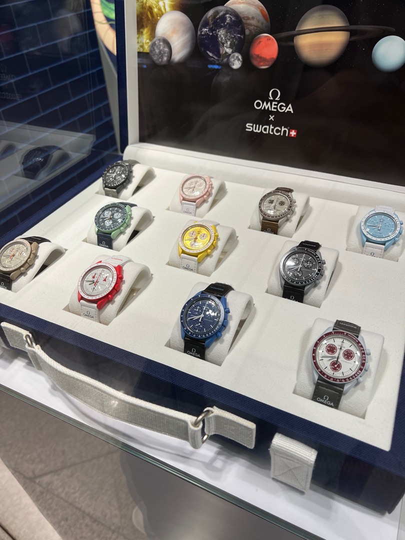 Omega x Swatch Bioceramic Moonswatch Collection Mission to the Moon ...
