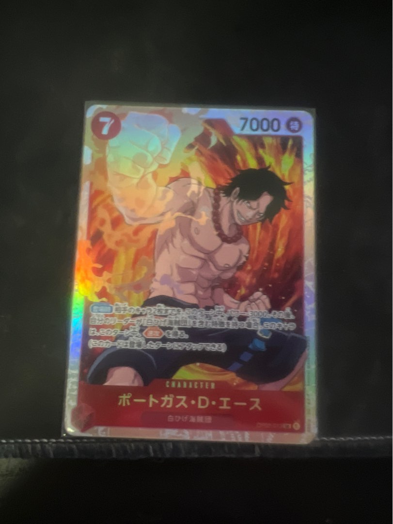 One piece card game (Ace foil), Hobbies & Toys, Toys & Games on Carousell