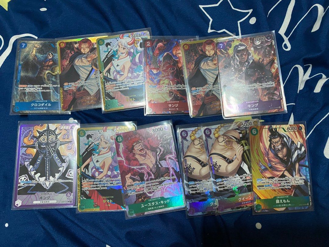 op01 one piece aa kid king leader sanji king crocodile kinnemon queen ...