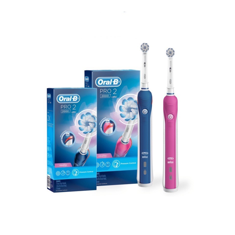 Oral-B Pro 2 2000 Electric Toothbrush - Pink, Beauty & Personal Care ...