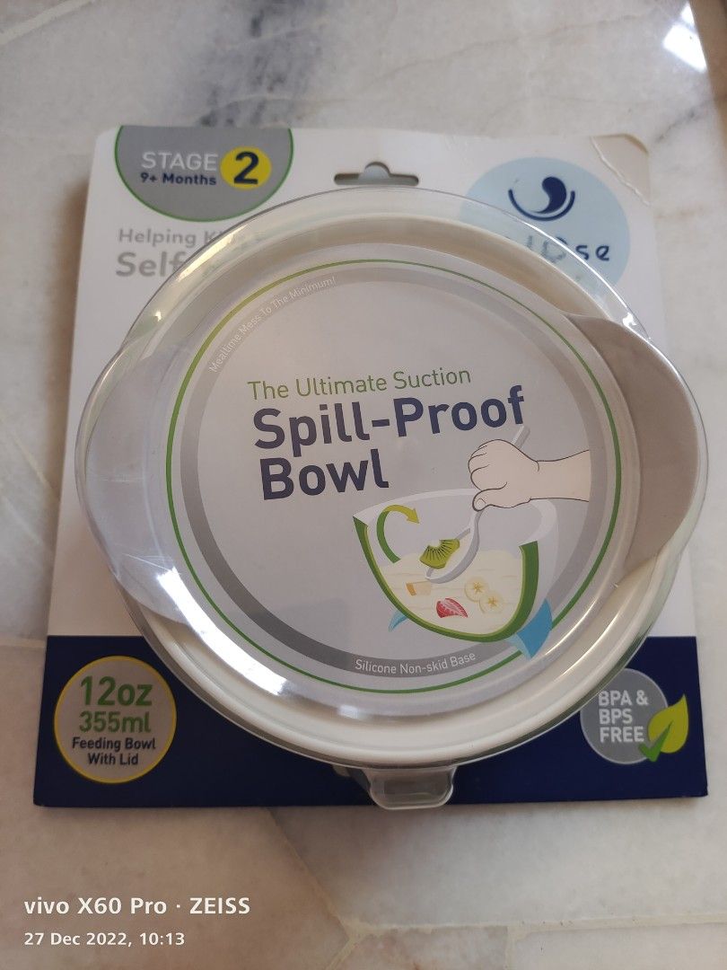 Original elipse kids spill proof bowl (green), Babies & Kids, Nursing ...