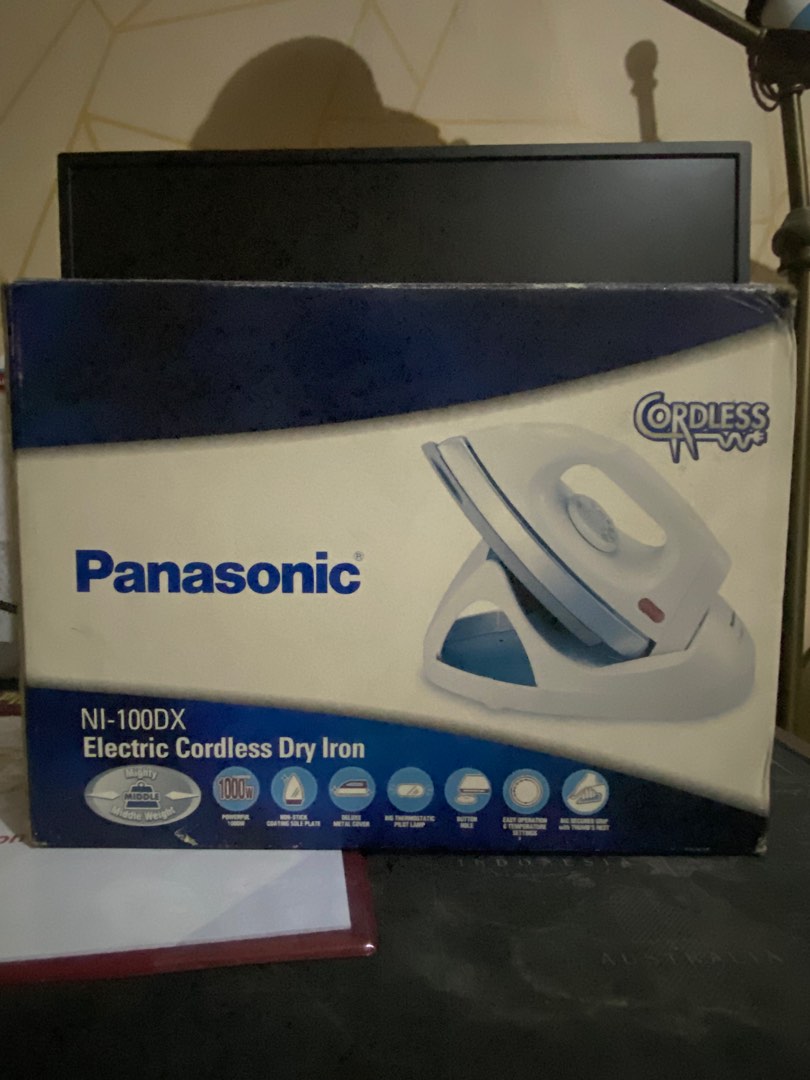 Original Panasonic Cordless Flat Iron (NI-100 DX), TV & Home Appliances ...