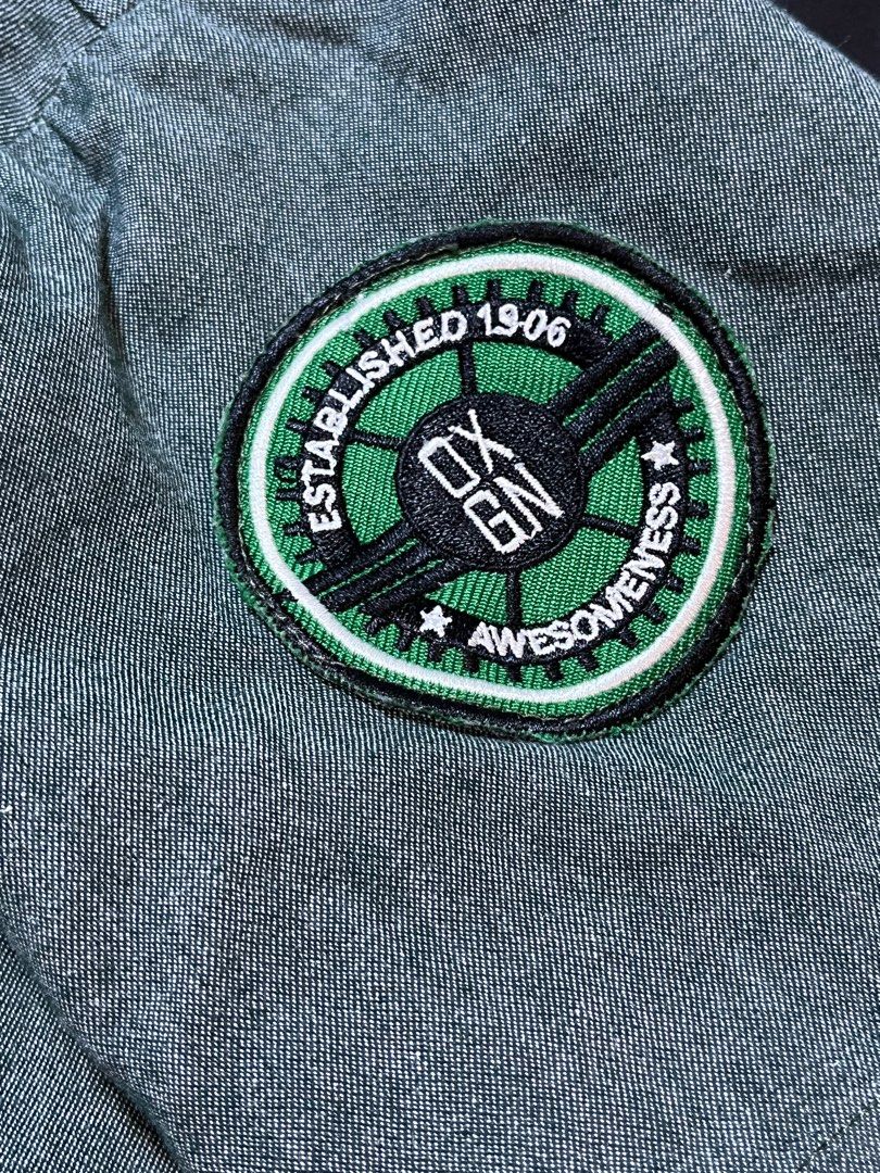 Oxygen Green Army Short Sleeve Polo, Men's Fashion, Tops & Sets ...