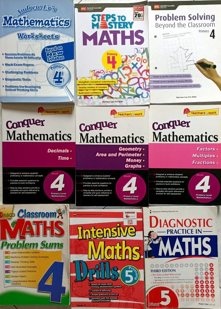 P4 Math Assessment-Andrew Er Maths, Steps to Mastery Maths, Problem ... P4 Math Assessment-Andrew Er Maths, Steps to Mastery Maths, Problem ...