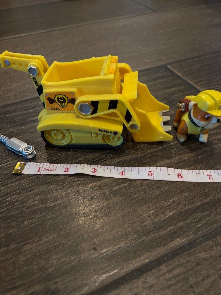 Paw Patrol Rubble with Construction Truck, Hobbies & Toys, Toys & Games ...