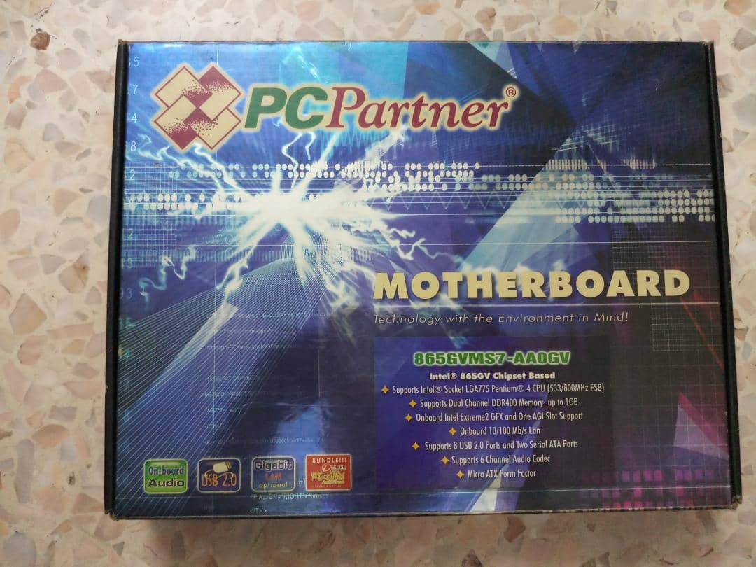 PCPartner Brand motherboard - LGA775, Computers & Tech, Parts & Accessories, Computer Parts on ...