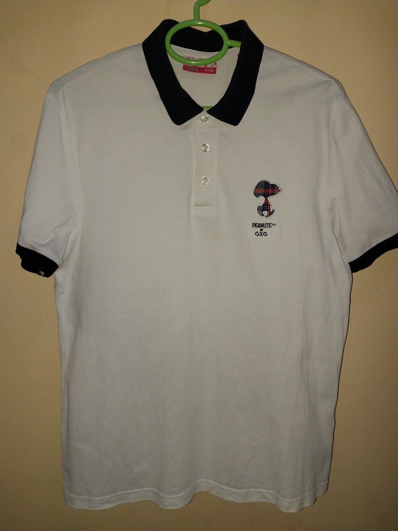 Peanut x gxg polo shirt, Men's Fashion, Tops & Sets, Tshirts & Polo Shirts on Carousell