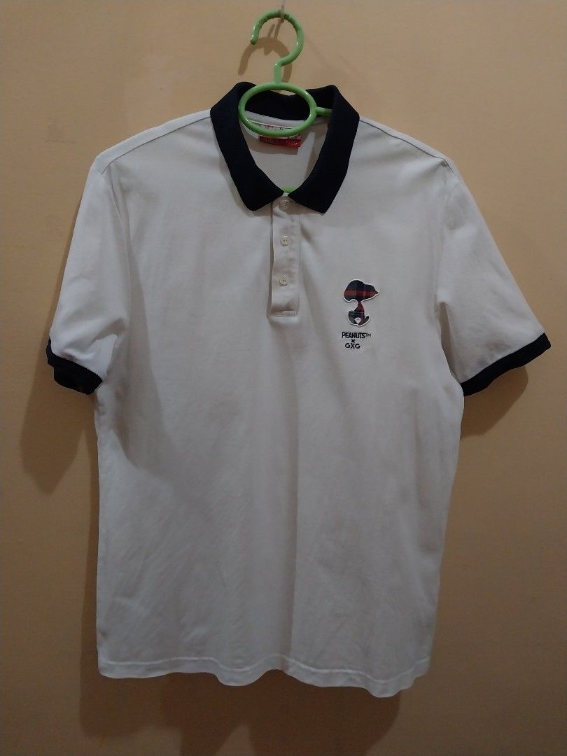 Peanut x gxg polo shirt, Men's Fashion, Tops & Sets, Tshirts & Polo Shirts on Carousell