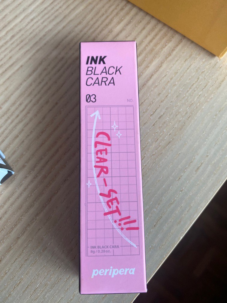 Peripera Ink Black Cara Clear-Set 03 Mascara, Beauty & Personal Care ...